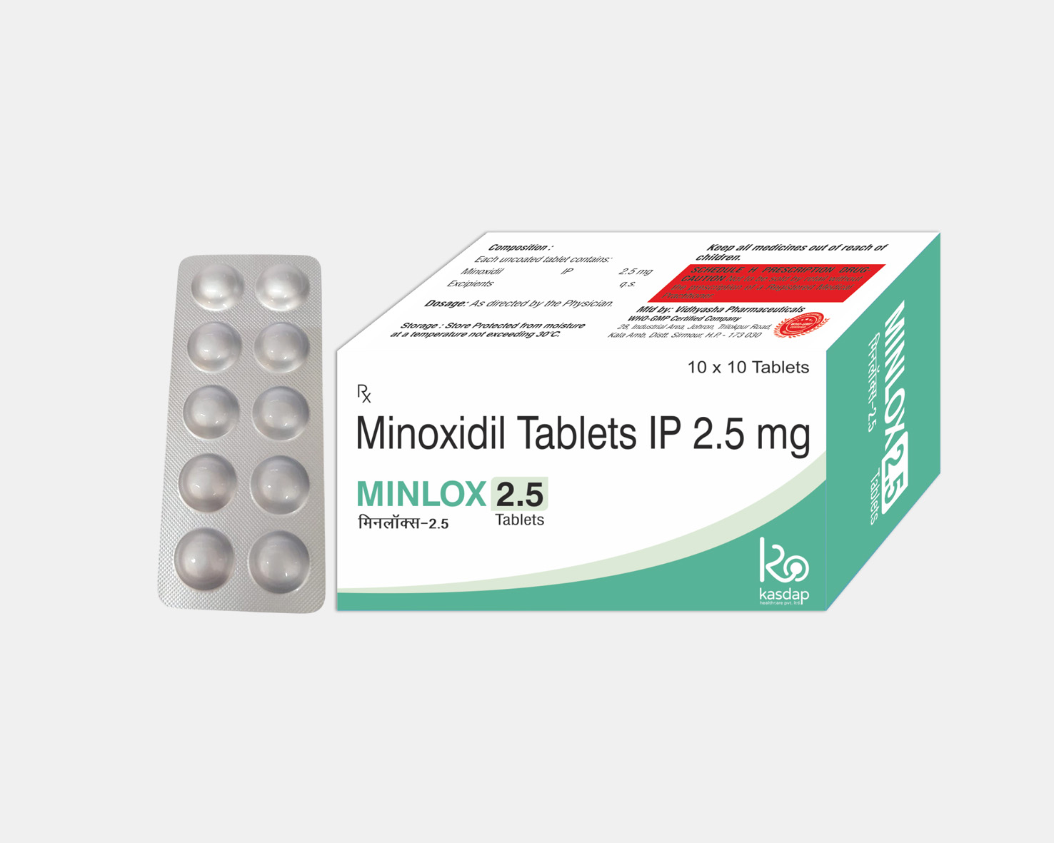 MINLOX 2.5 TAB - Kasdap HealthCare